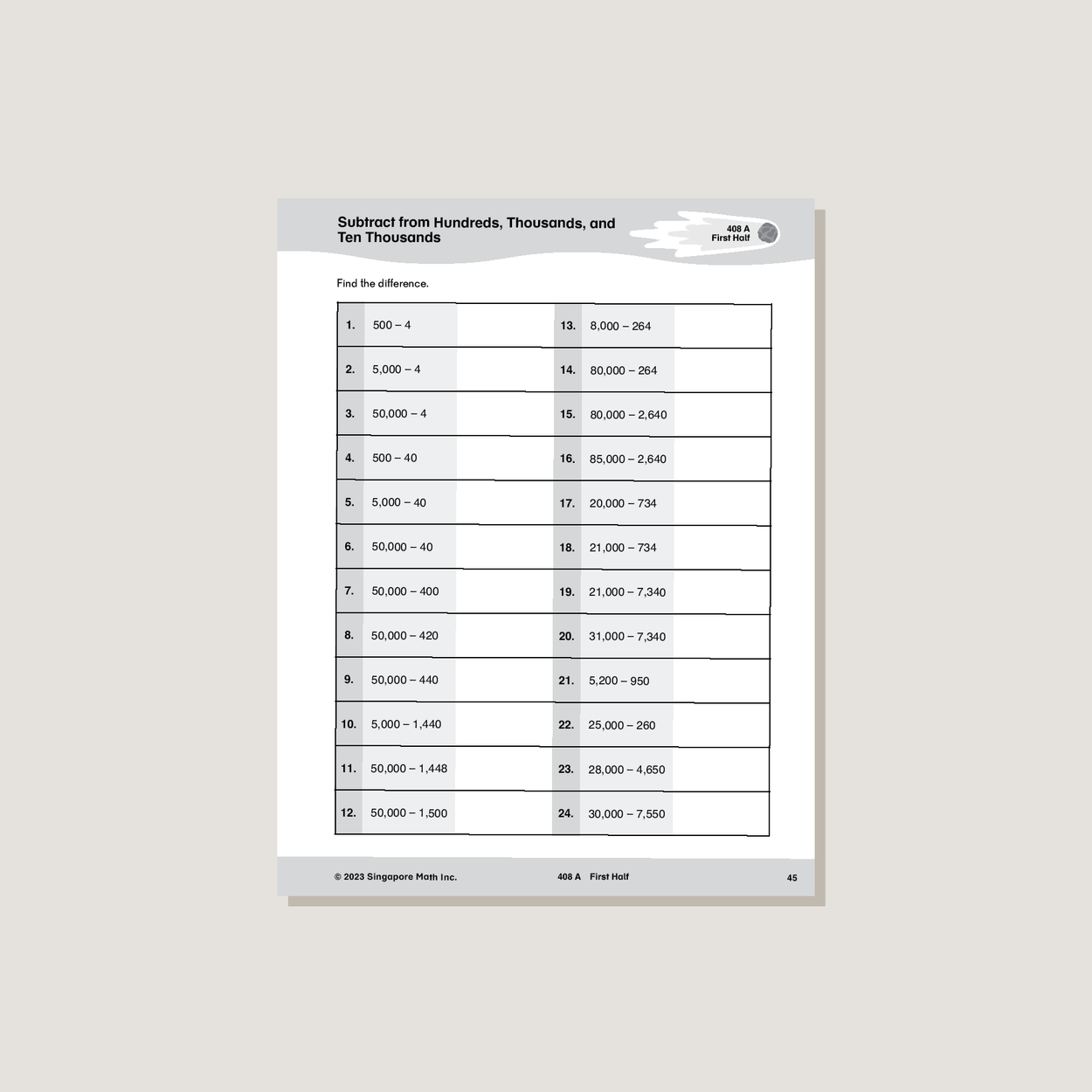 Singapore Math® Sprints 4 – Singapore Math Inc.
