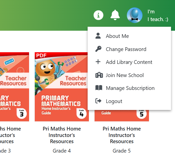 Primary Math Digital Resource Access Guide