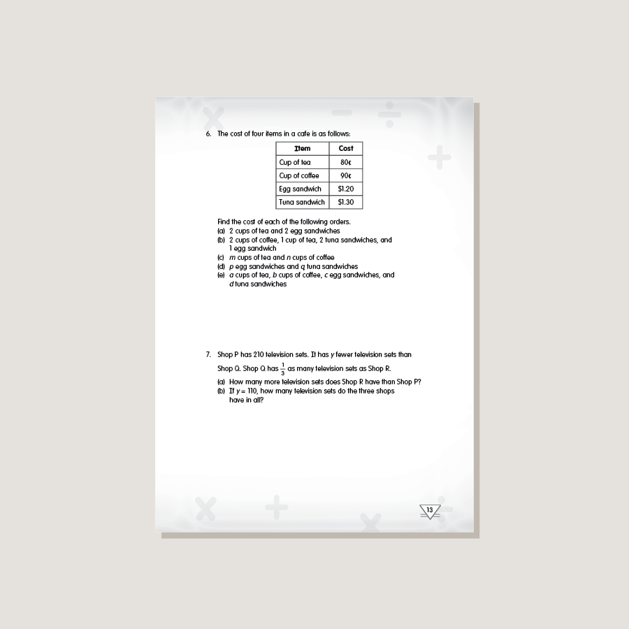 Challenging Word Problems Grade 6 – Singapore Math Inc.