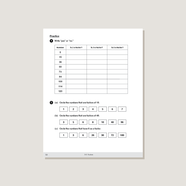 Dimensions Math Workbook 4A
