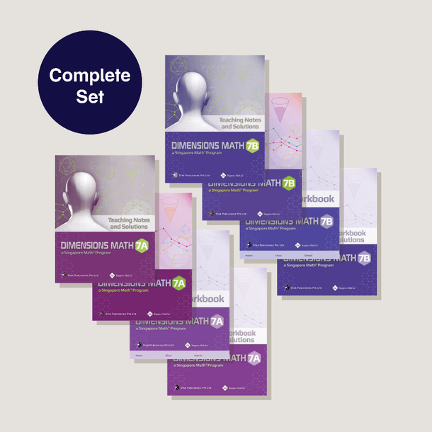 Dimensions Math Grade 7 Set – Singapore Math Inc.